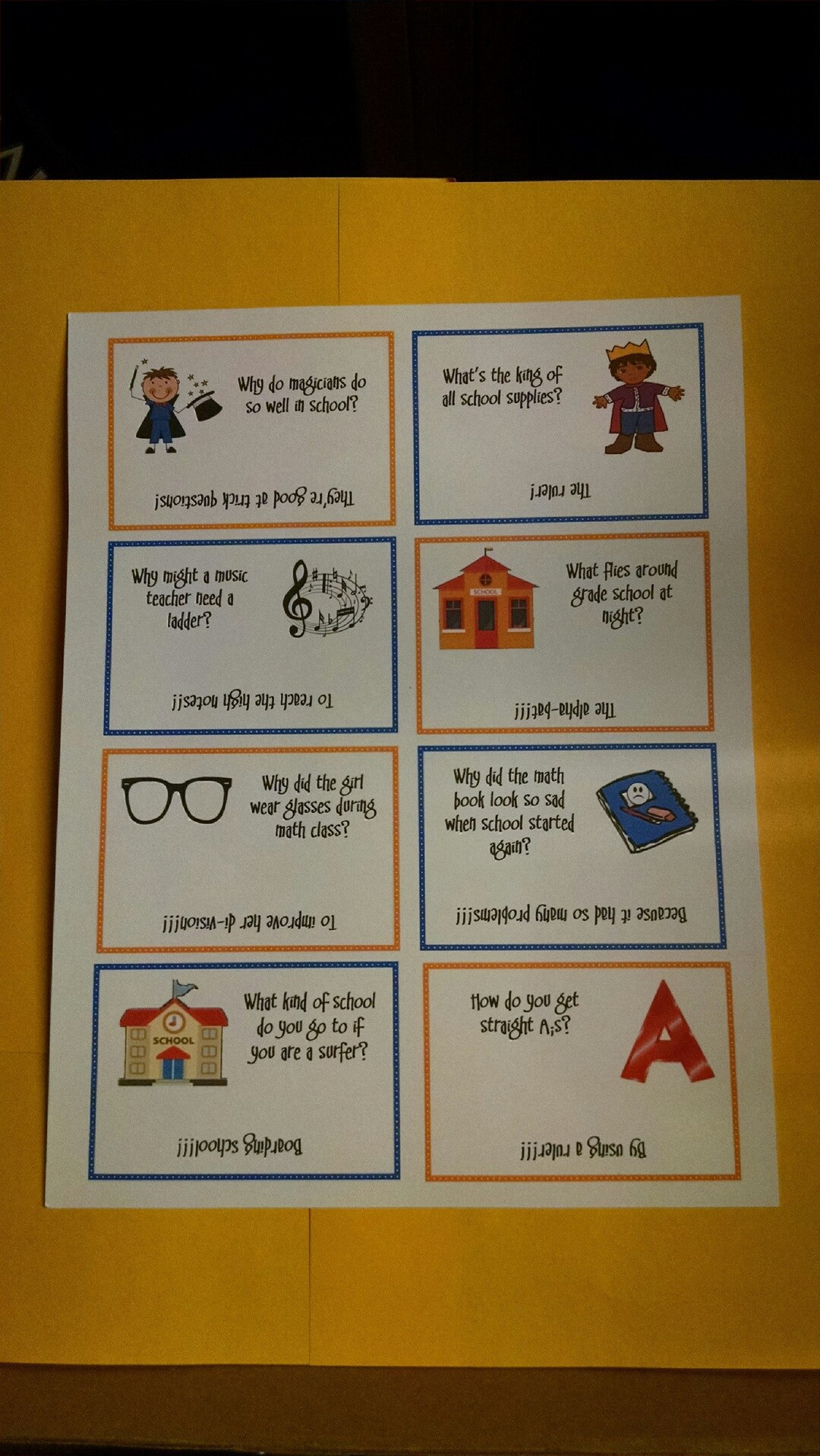 Printable Back to School Lunch Box Jokes - Etsy