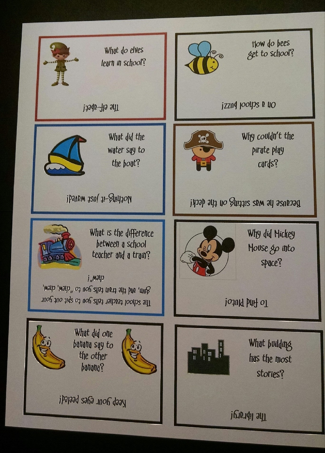 Printable Lunch Box Jokes #1 - Etsy