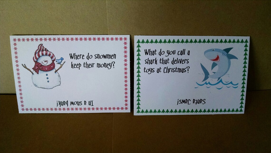 Printable Christmas Lunch Box Jokes - Etsy