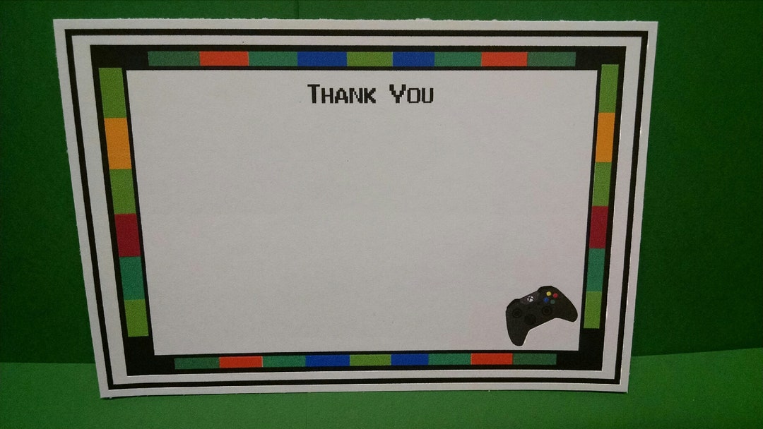 Game On/game Over Thank You - Etsy