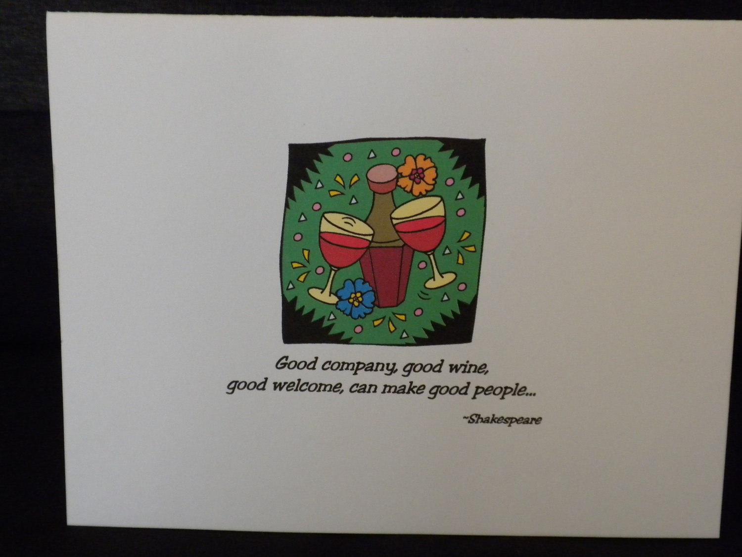 Wine Theme Note Cards - Etsy