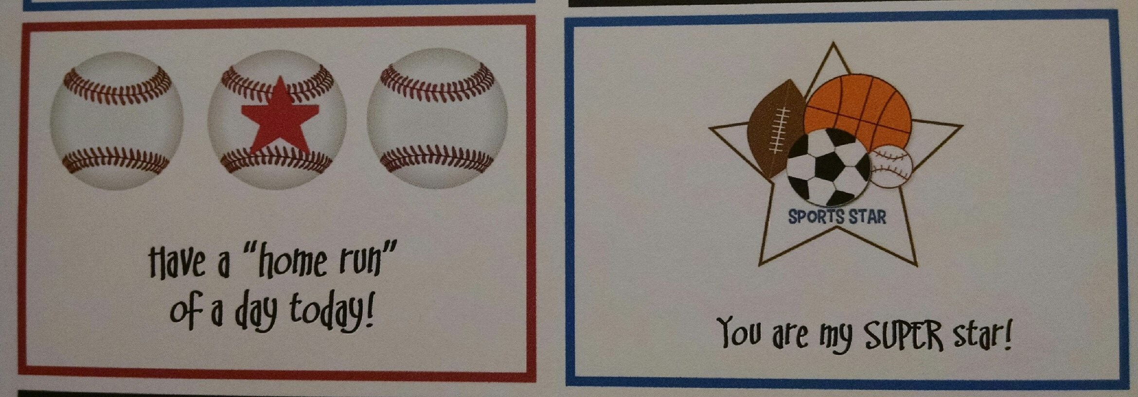 Printable Sports Lunch Box Notes - Etsy