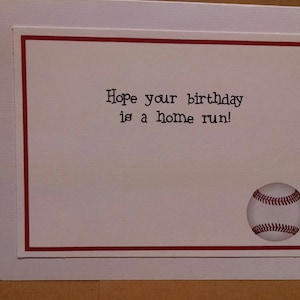 Sports Theme Birthday Cards for Youth - Etsy