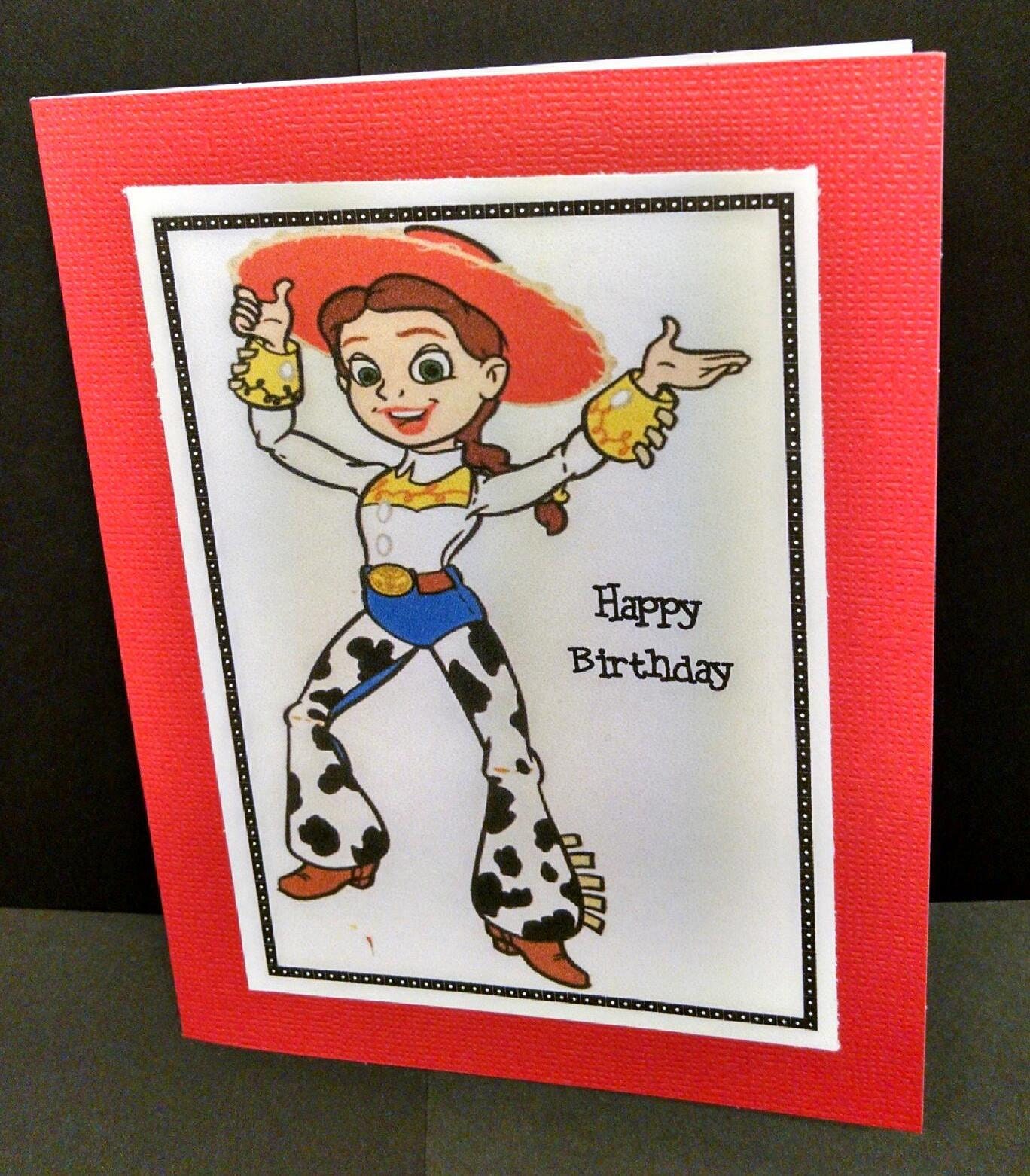 Toy Story Theme Birthday Cards - Etsy
