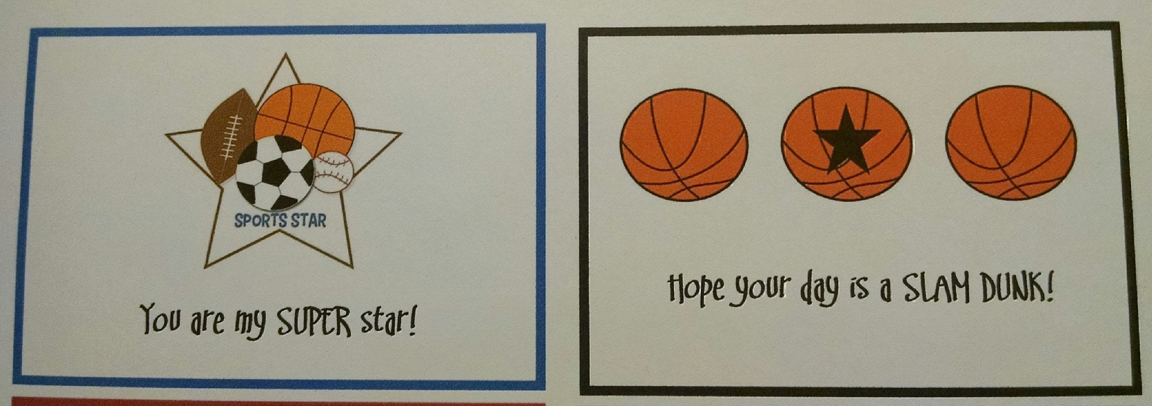 Printable Sports Lunch Box Notes - Etsy