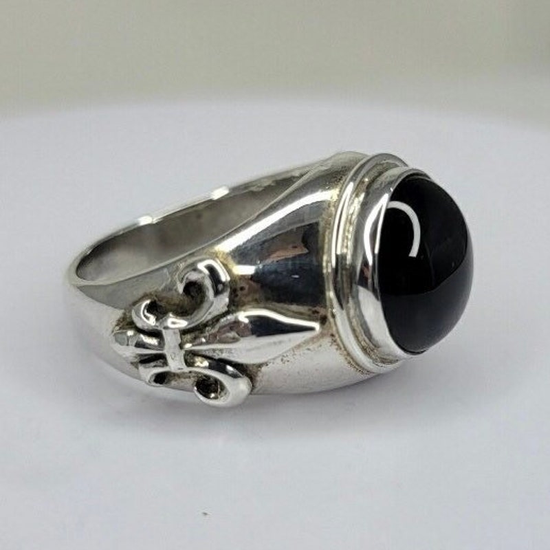 Onyx Ring - Etsy