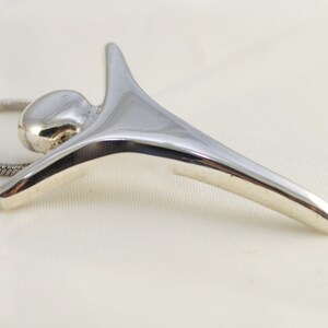 Silver Necklace, Divine yet Human Figure Empty Self Spiritual Buddhist ...