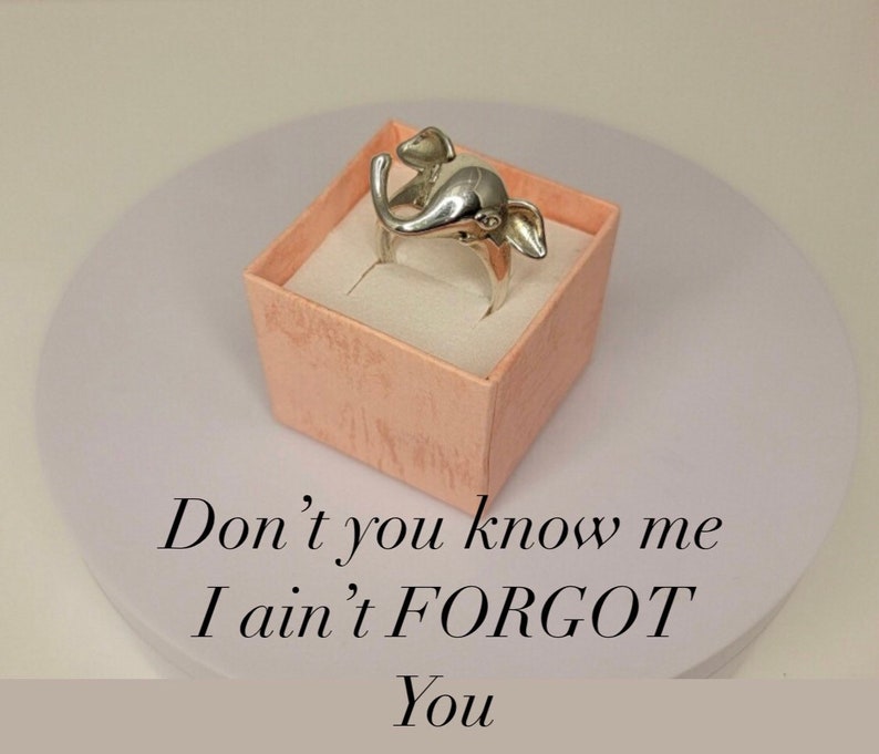 Dainty Elephant Ring, Gift for Good Luck, Minimalist Handmade Jewelry ...