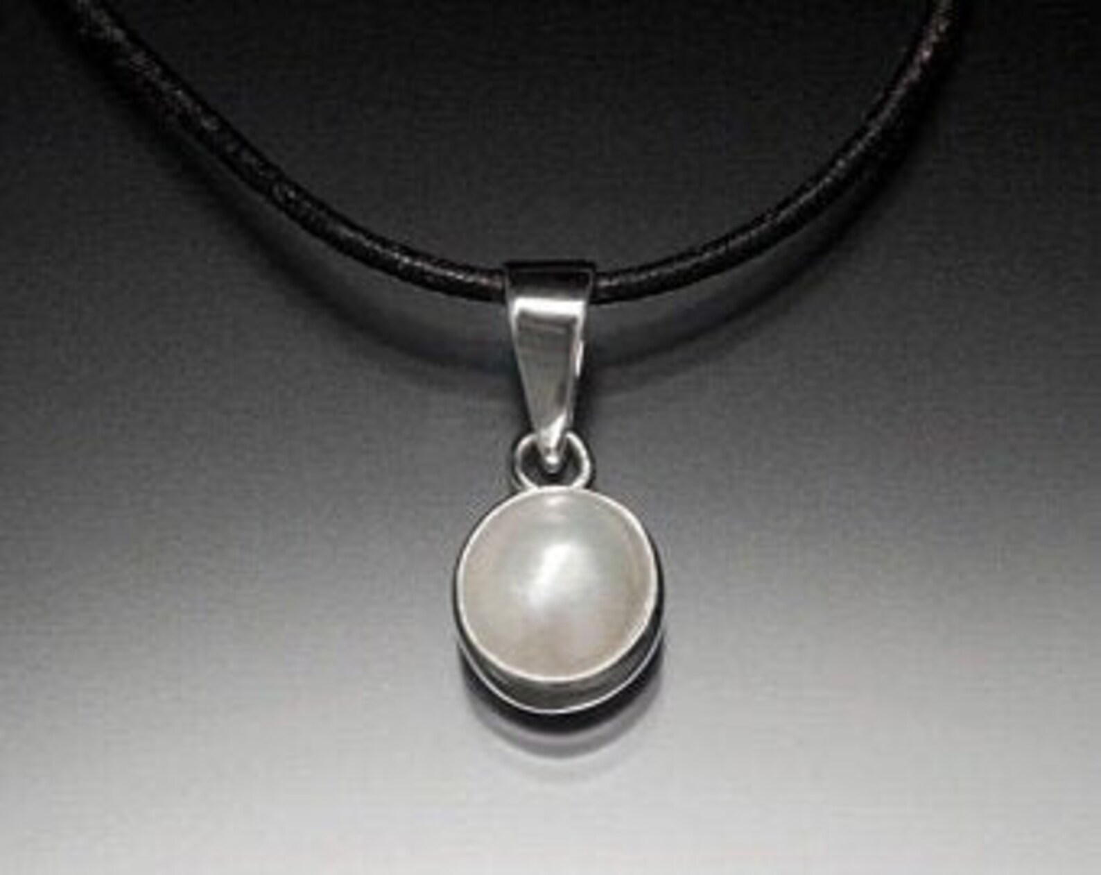 Real Pearl Ring Set in Sterling Silver This Freshwater Pearl - Etsy