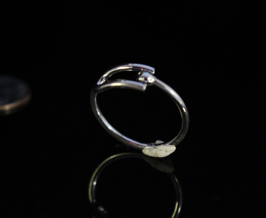 Tuning Fork Sterling Silver Ring: Sound Science Jewelry - Etsy