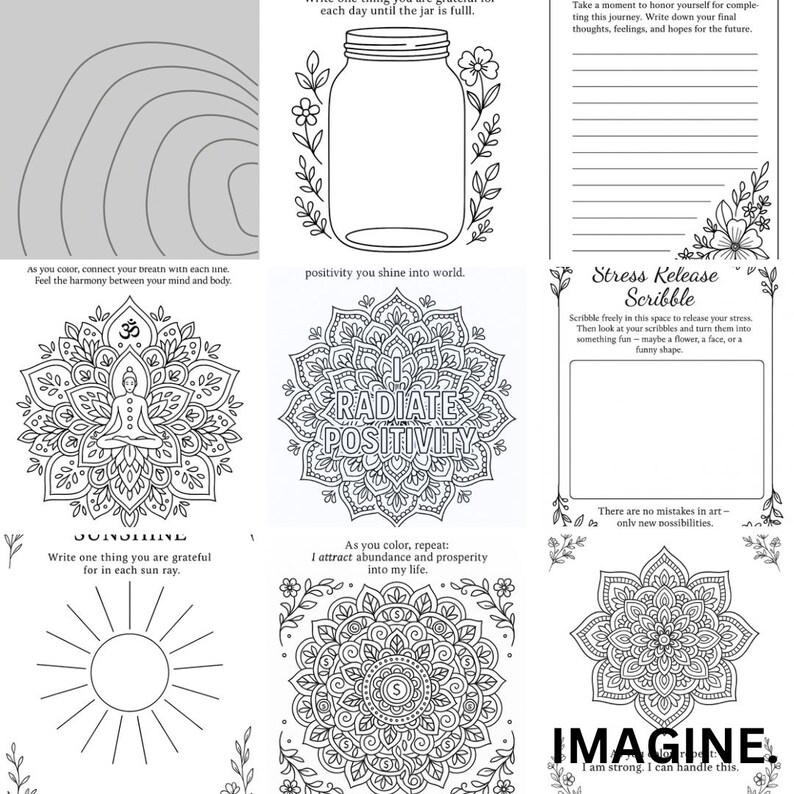 Mandala Coloring Book: Art Therapy, Mindfulness, Relaxation (printable ...