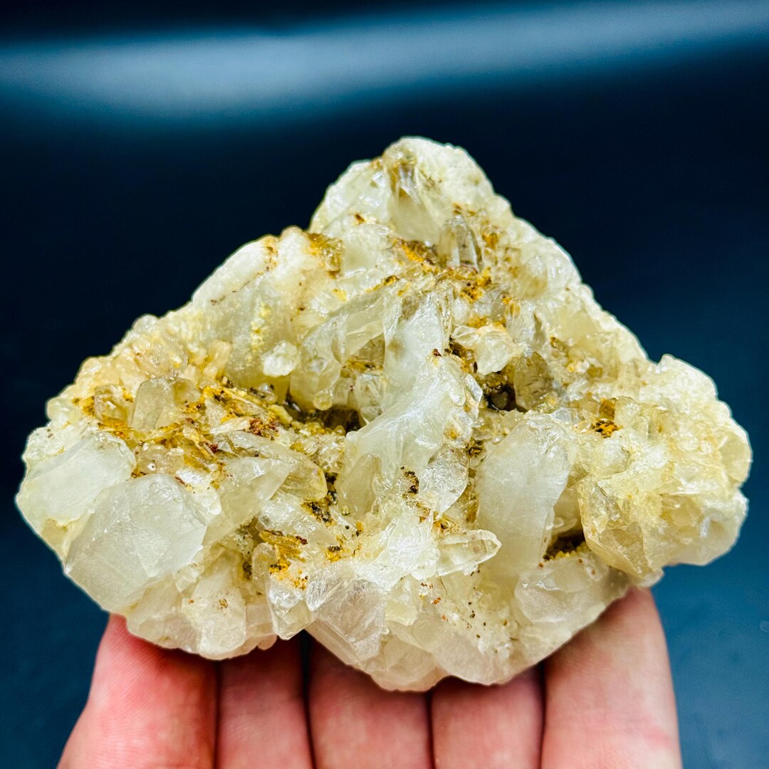 459 Gram Amazing Quartz With Iron Oxide and Pyrite, Raw Crystal ...