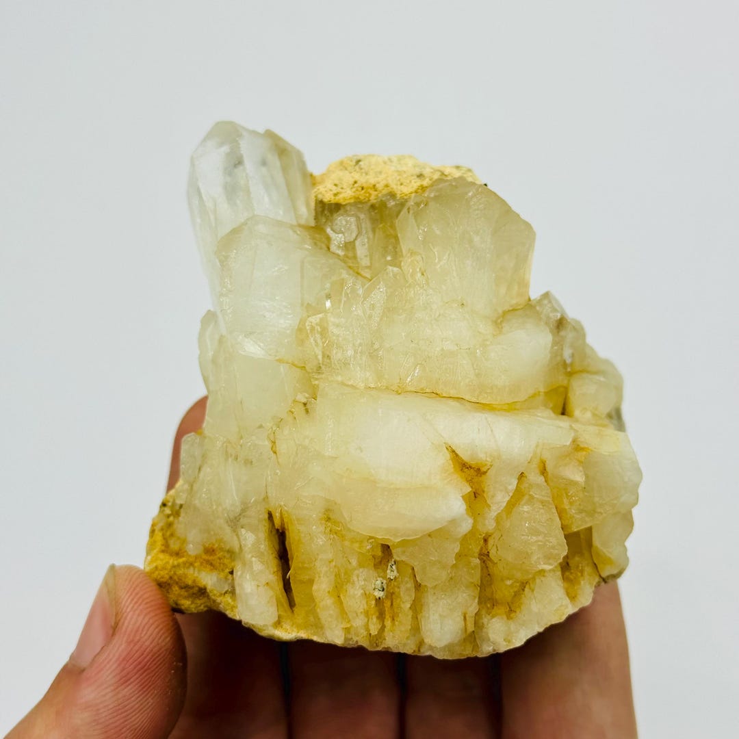 A Unique Yellow / Golden Aragonite Crystal Specimen From Pakistan - Etsy