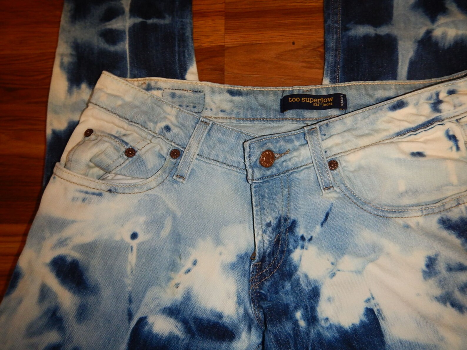 Vintage Levis Tye Dye Jeans Hippie Boho Festival Handmade Woodstock ...