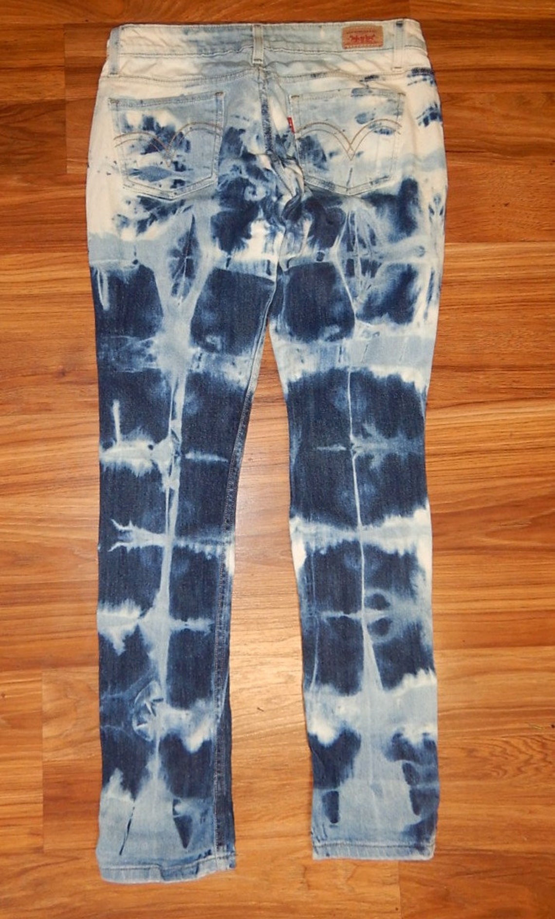 Vintage Levis Tye Dye Jeans Hippie Boho Festival Handmade Woodstock ...