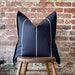 Georgetown in Black / 20 X 20 Stripe Pillow - Etsy