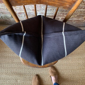 Georgetown in Black / 20 X 20 Stripe Pillow - Etsy