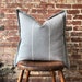 Georgetown in Pewter / 20" X 20" Stripe Pillow - Etsy