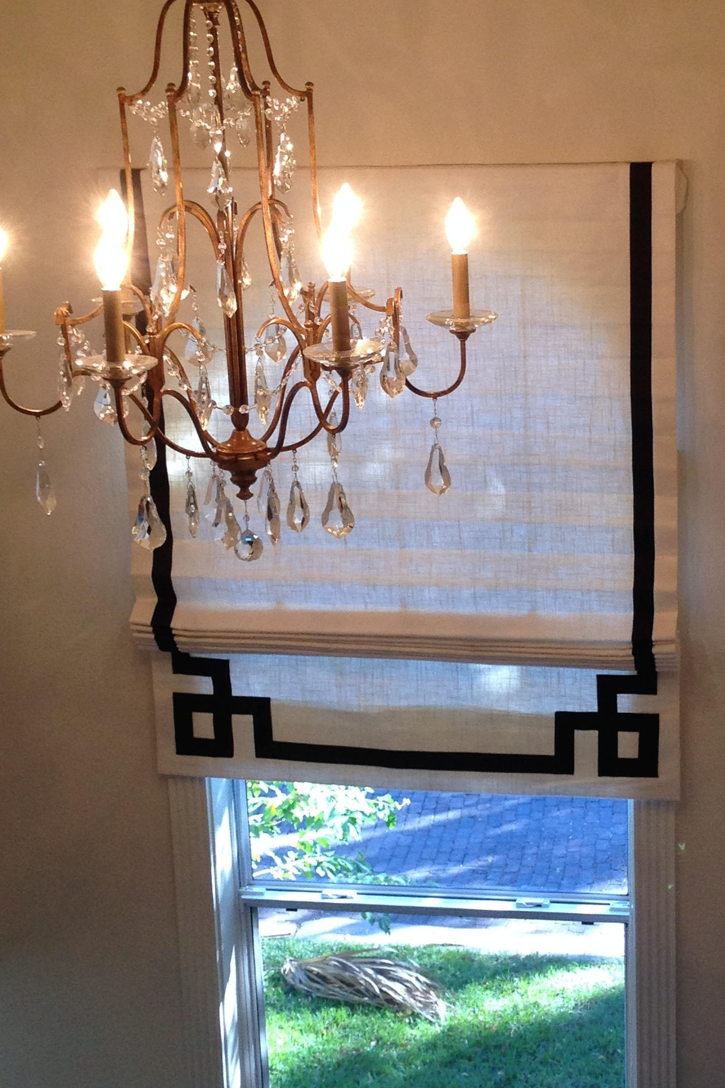 Roman Shade With YOUR FABRIC! - 3 Lining Options Including Blackout ...