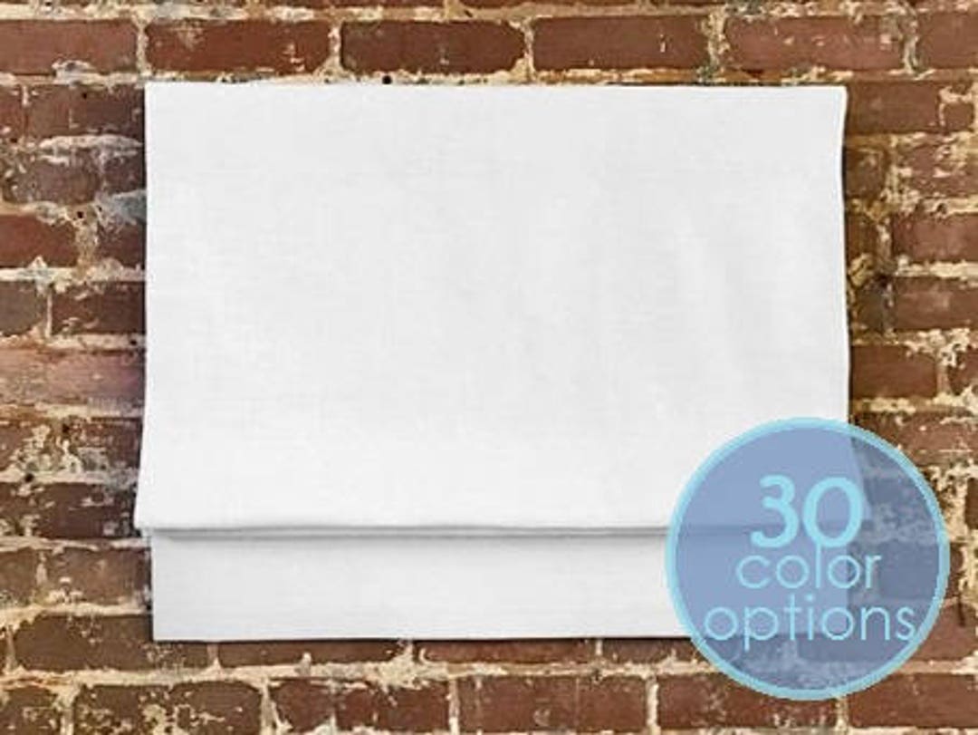 Linen Roman Shade - 30 Color Options - 3 Lining Options Including ...