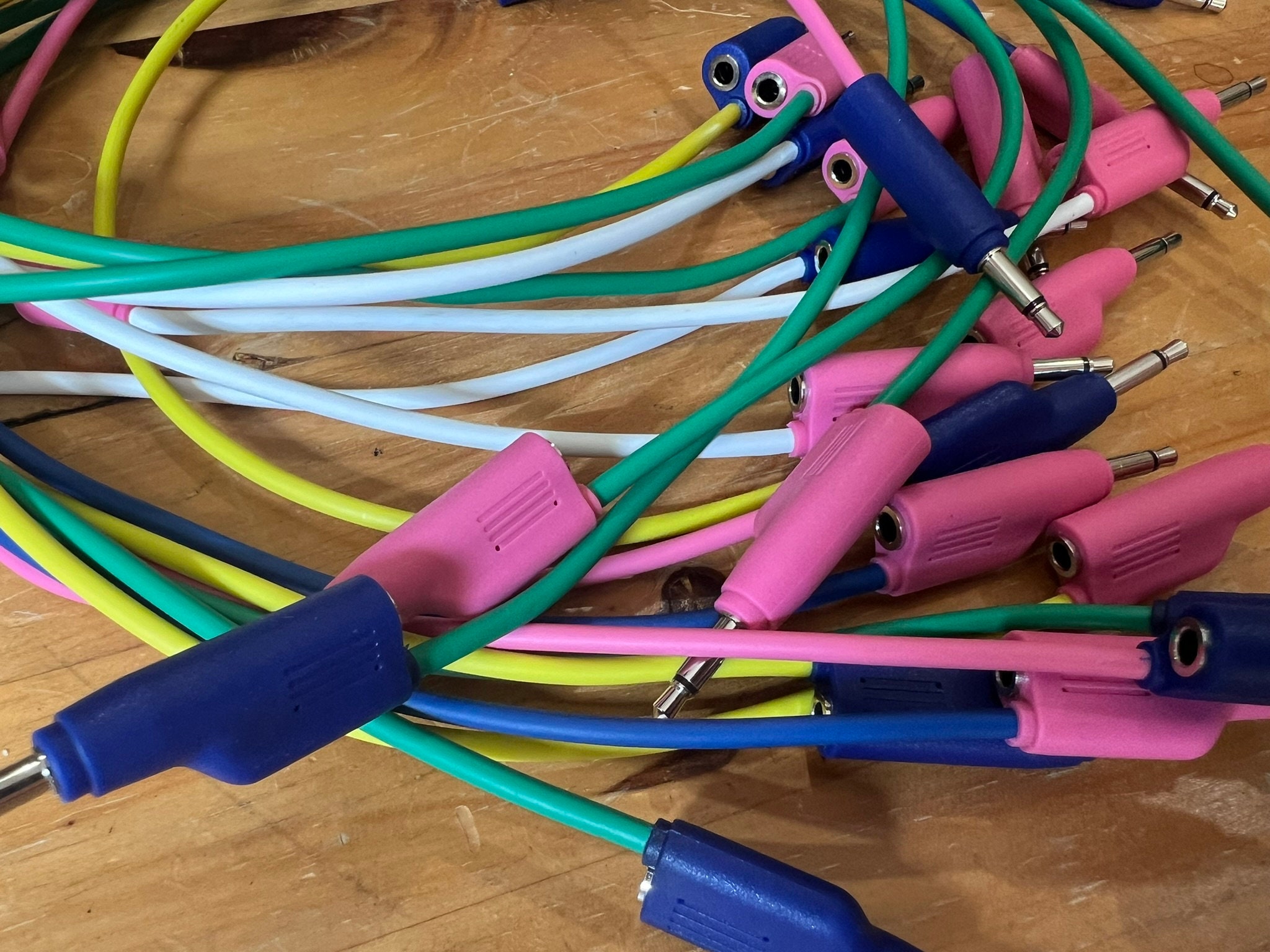 Stacking Stingers Stacking Eurorack Patch Cables Various Lengths and Colors Modular Patching ...