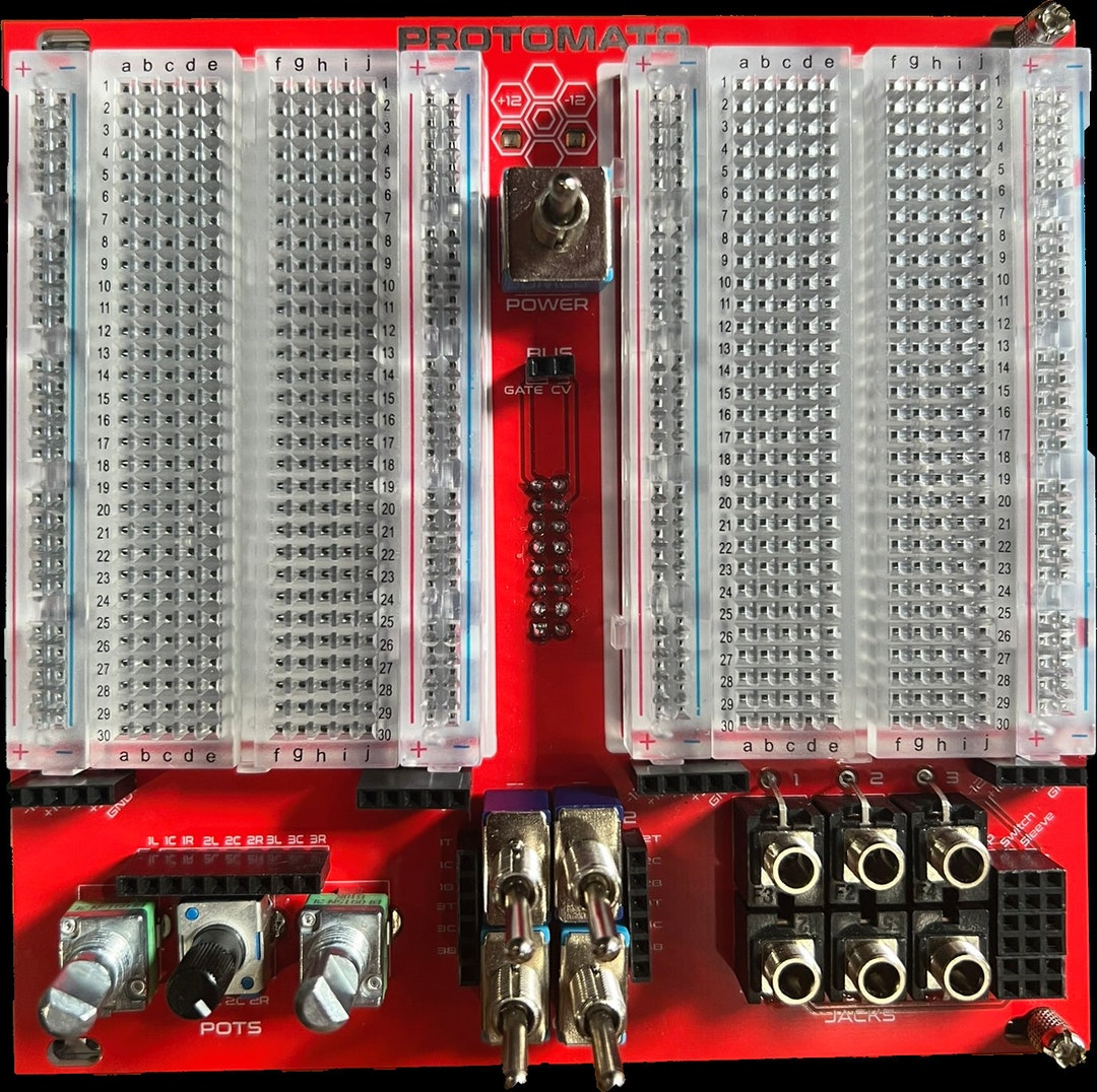 Protomato - 26HP Eurorack DIY Circuit Creation Platform Kit - Etsy