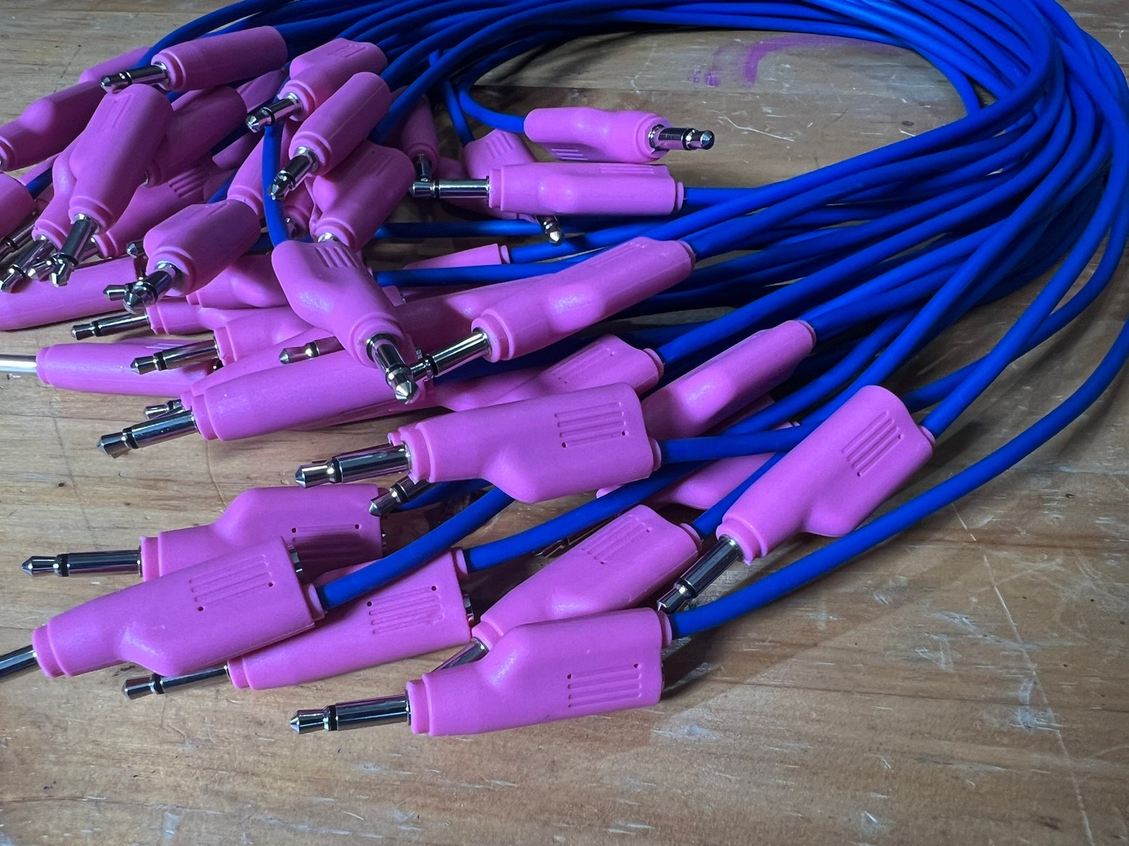 Stacking Stingers Stacking Eurorack Patch Cables Various Lengths and Colors Modular Patching ...