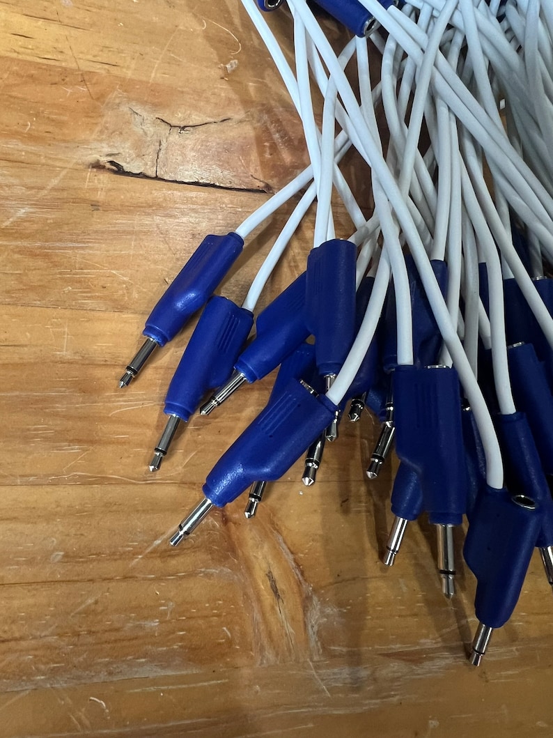 Stacking Stingers Stacking Eurorack Patch Cables Various Lengths and Colors Modular Patching ...
