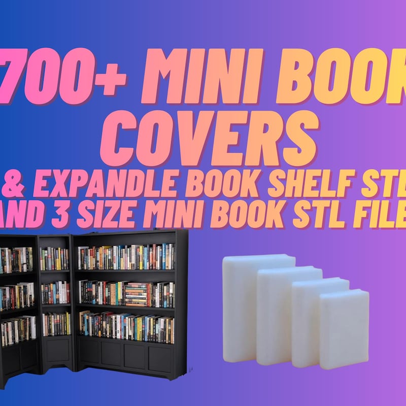 Mini 3d Print Books - Etsy
