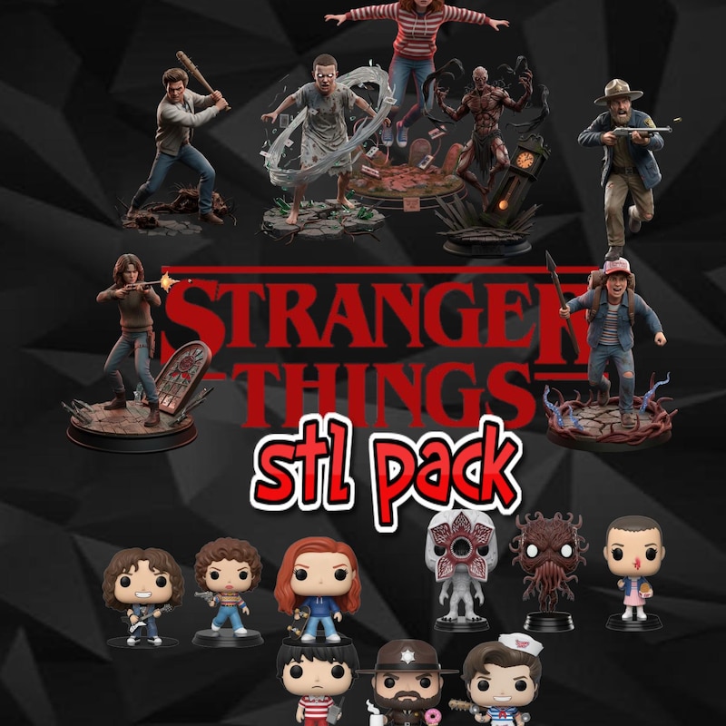 Strangers Things Figurine - Etsy