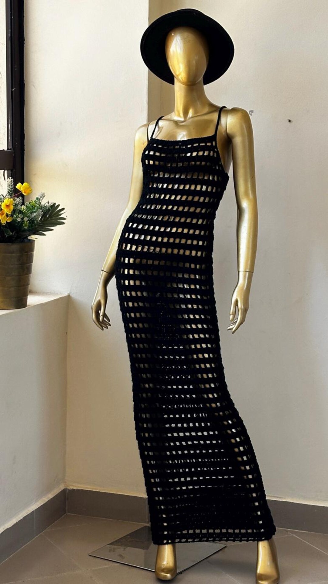 Crochet Mesh Maxi Dress Pattern | Pinterest Inspired (PDF Pattern) - Etsy