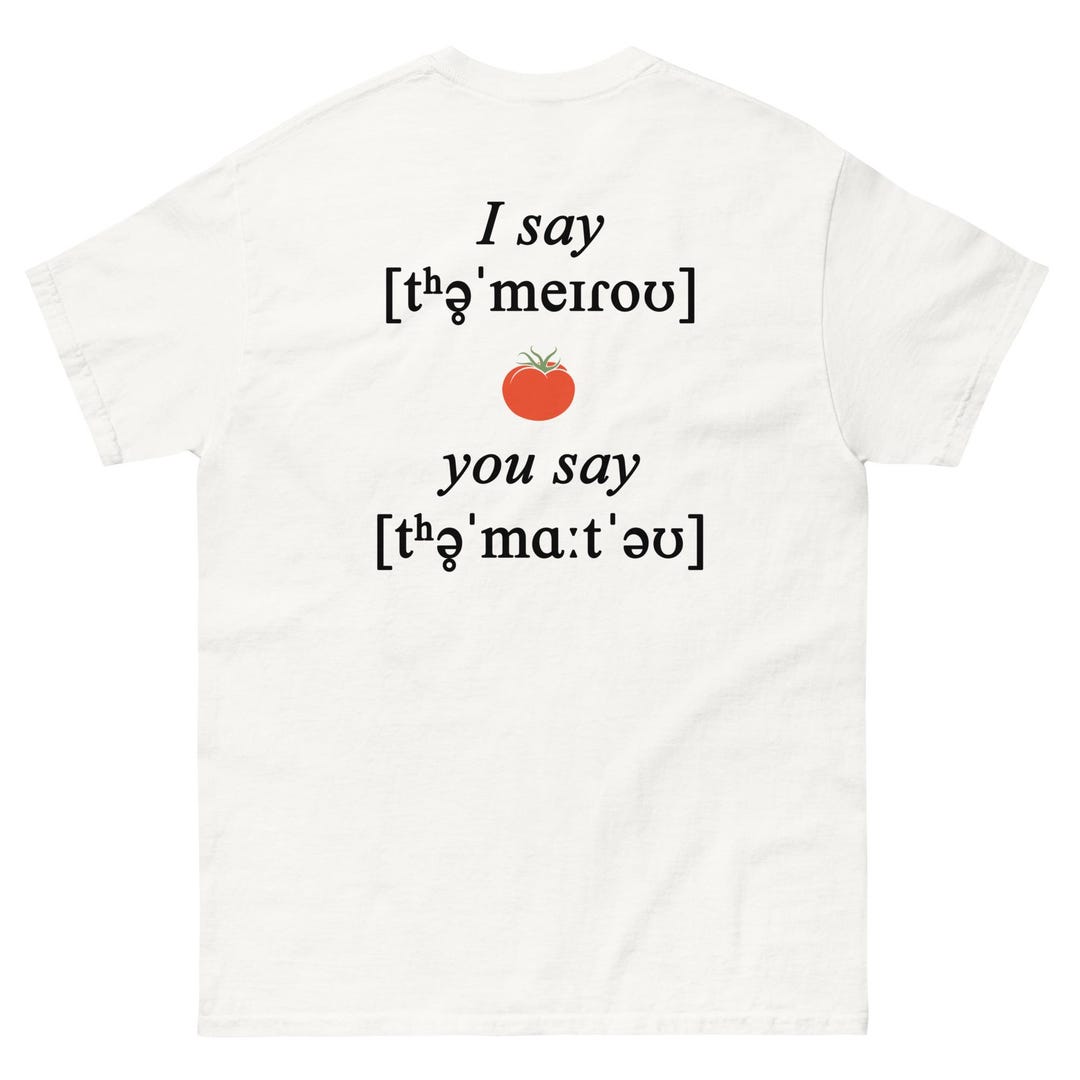 You Say Tomato T-shirt - Etsy