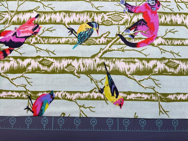 TULA PINK Family Tree - Enchanted, FABRIC by the 1/2 Yard, 952689 - Etsy