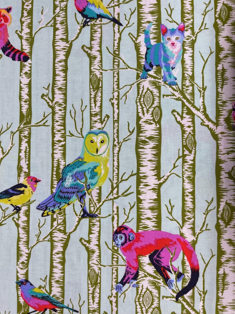 TULA PINK Family Tree - Enchanted, FABRIC by the 1/2 Yard, 952689 - Etsy
