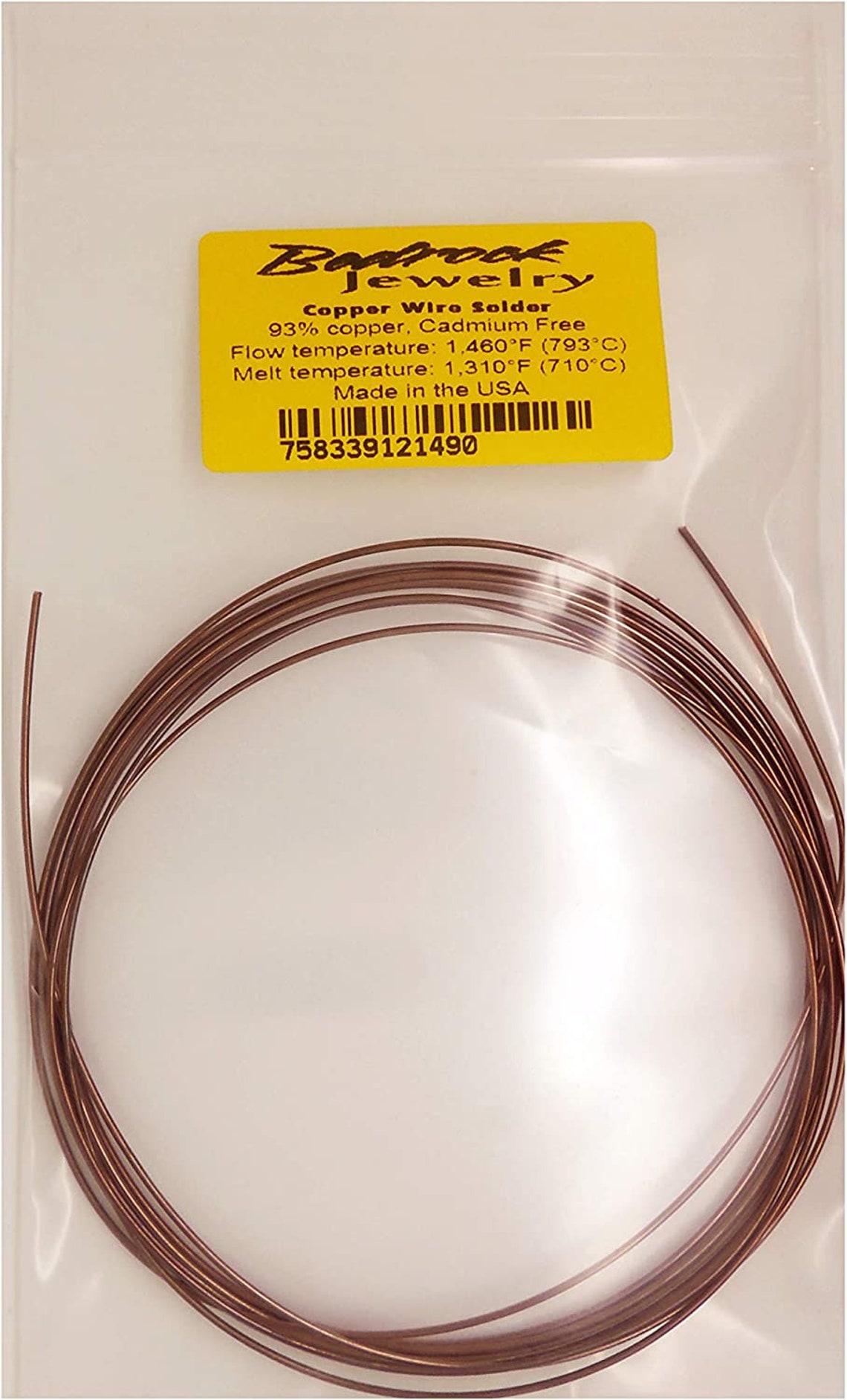 10 Ft Copper Wire Solder, 18 Gage, Cadmium-free Made in the USA - Etsy