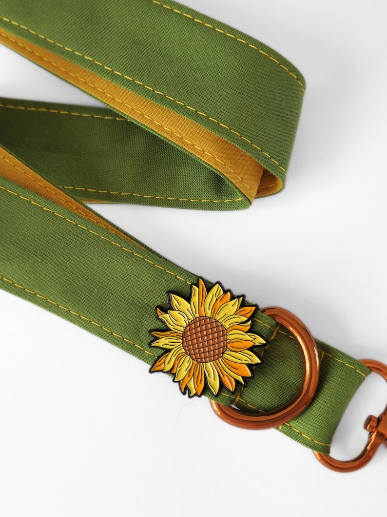 Hidden Disability Sunflower, Soft Organic Cotton Lanyard ...