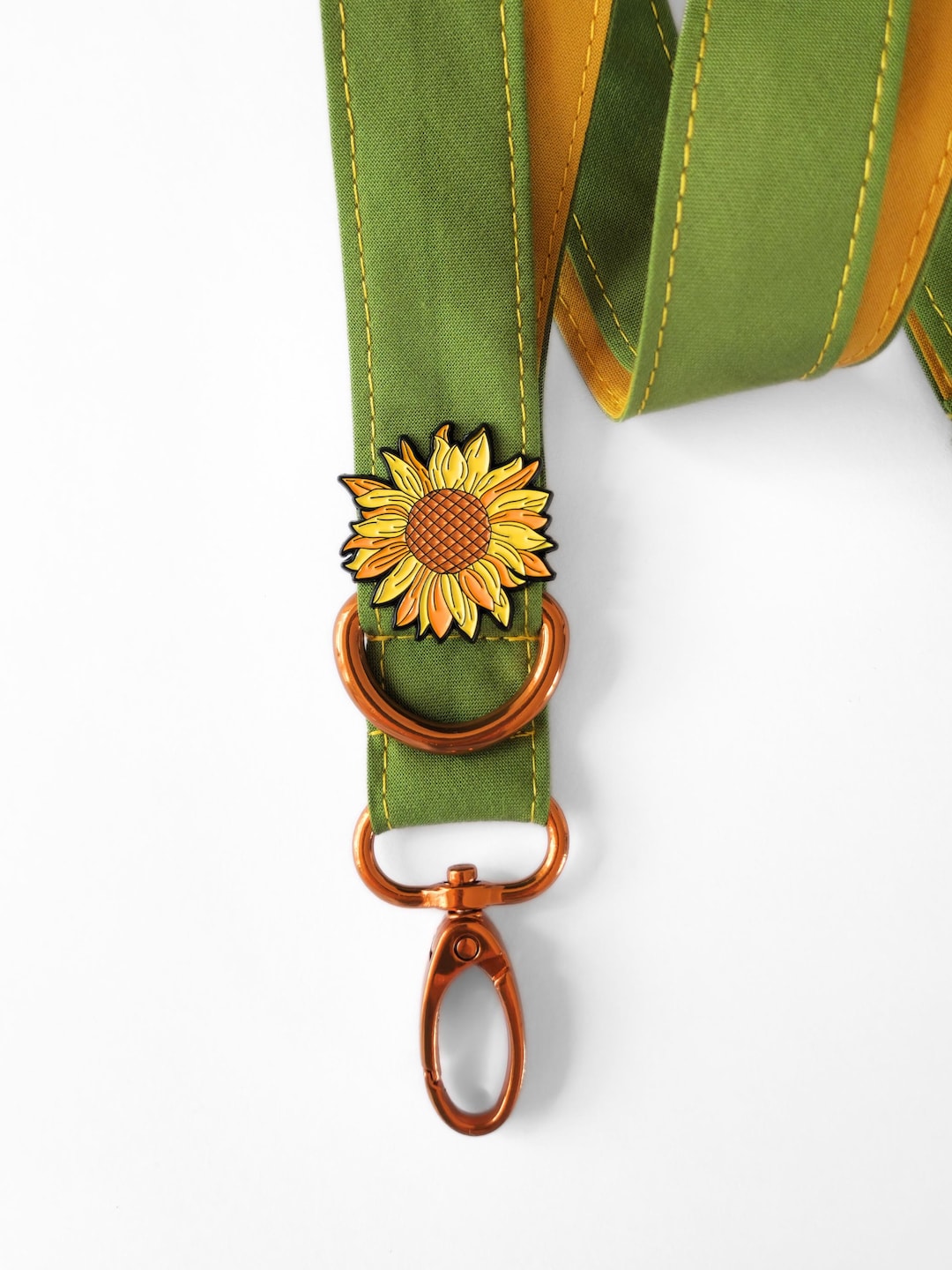 Hidden Disability Sunflower, Soft Organic Cotton Lanyard ...