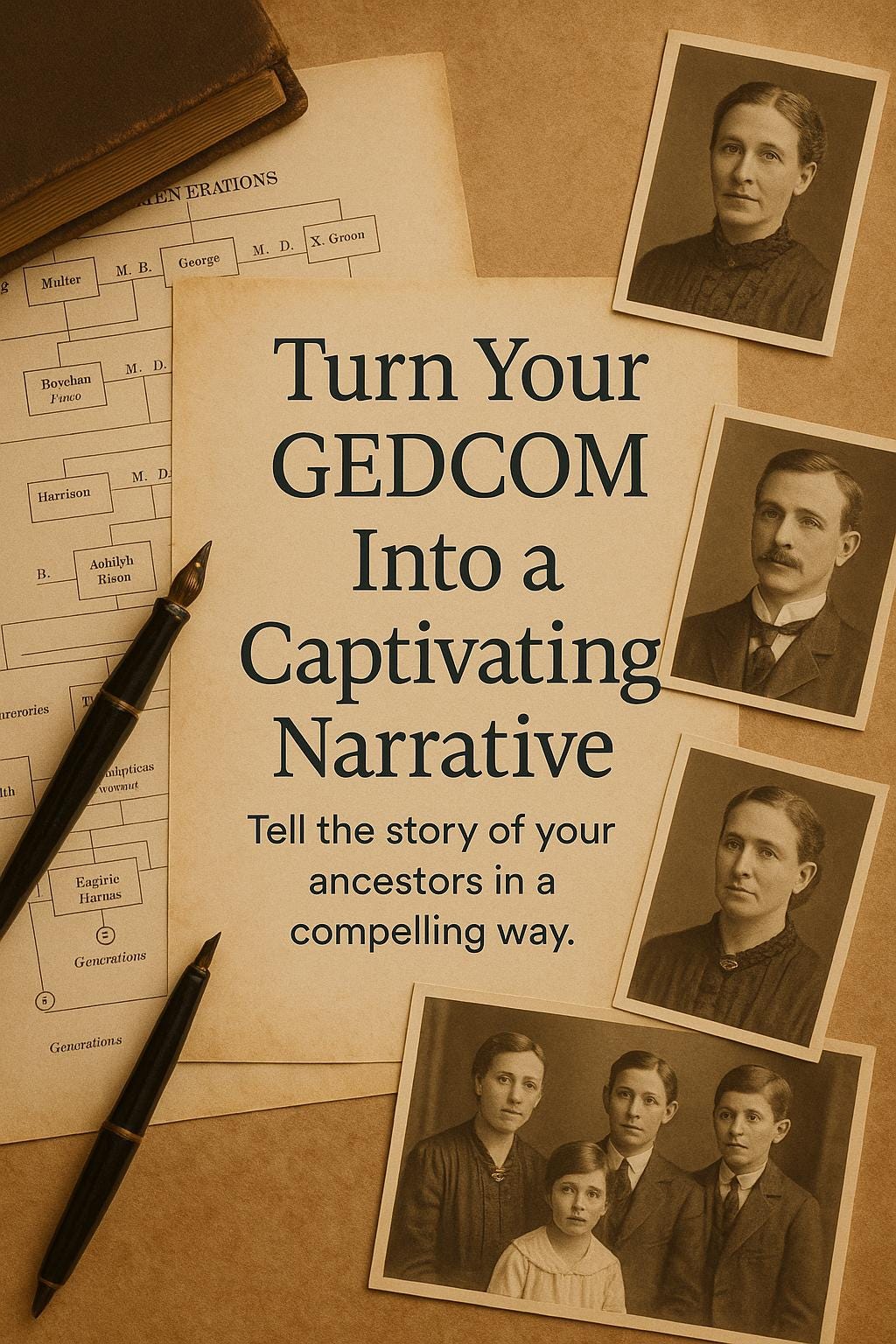 Personalized Family History Narrative – Custom Genealogy Biography (PDF ...