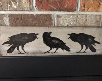 Three Crows - Etsy