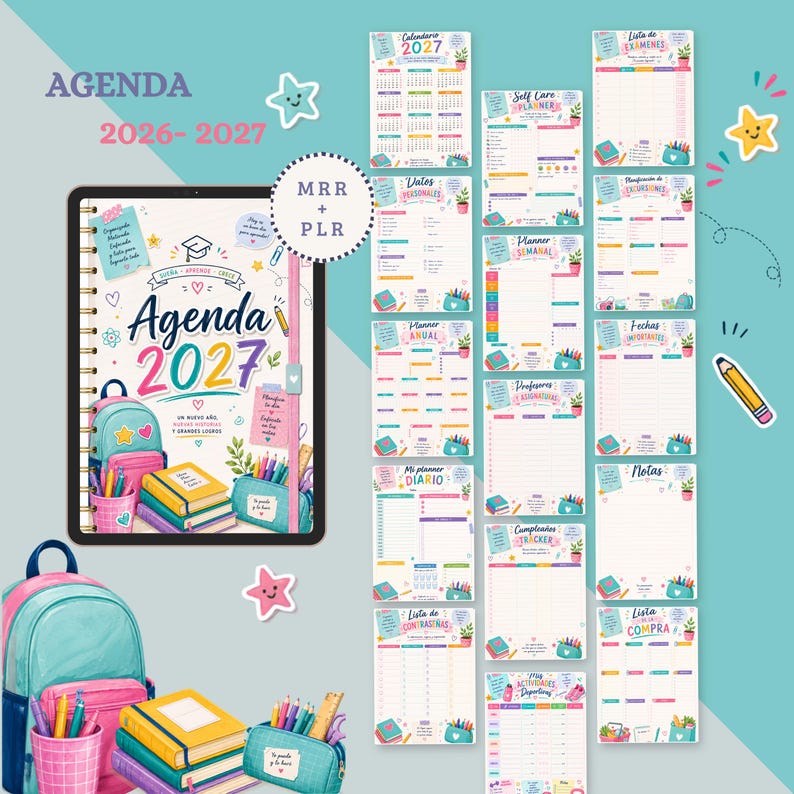2026-2027 School Planner | Student Planner | Academic Planner | School ...