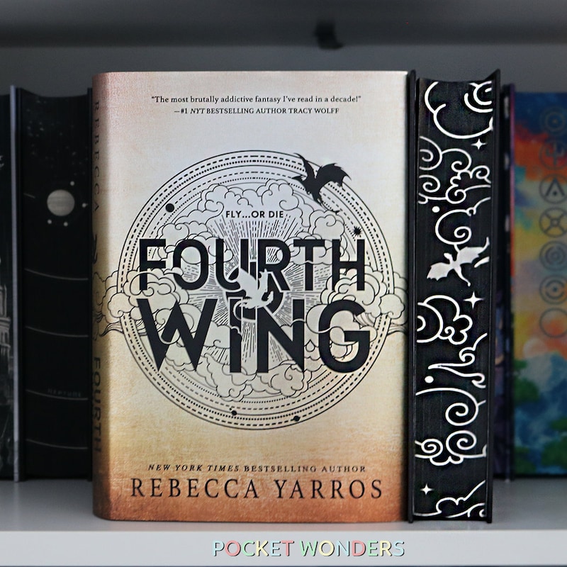 Fourth Wing Book Cover - Etsy