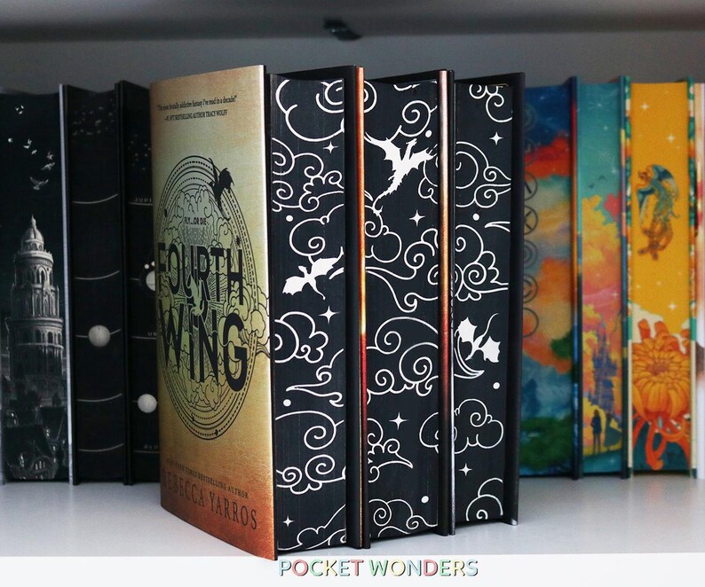 Onyx Storm Digital Book Edge Stencil SVG - Etsy