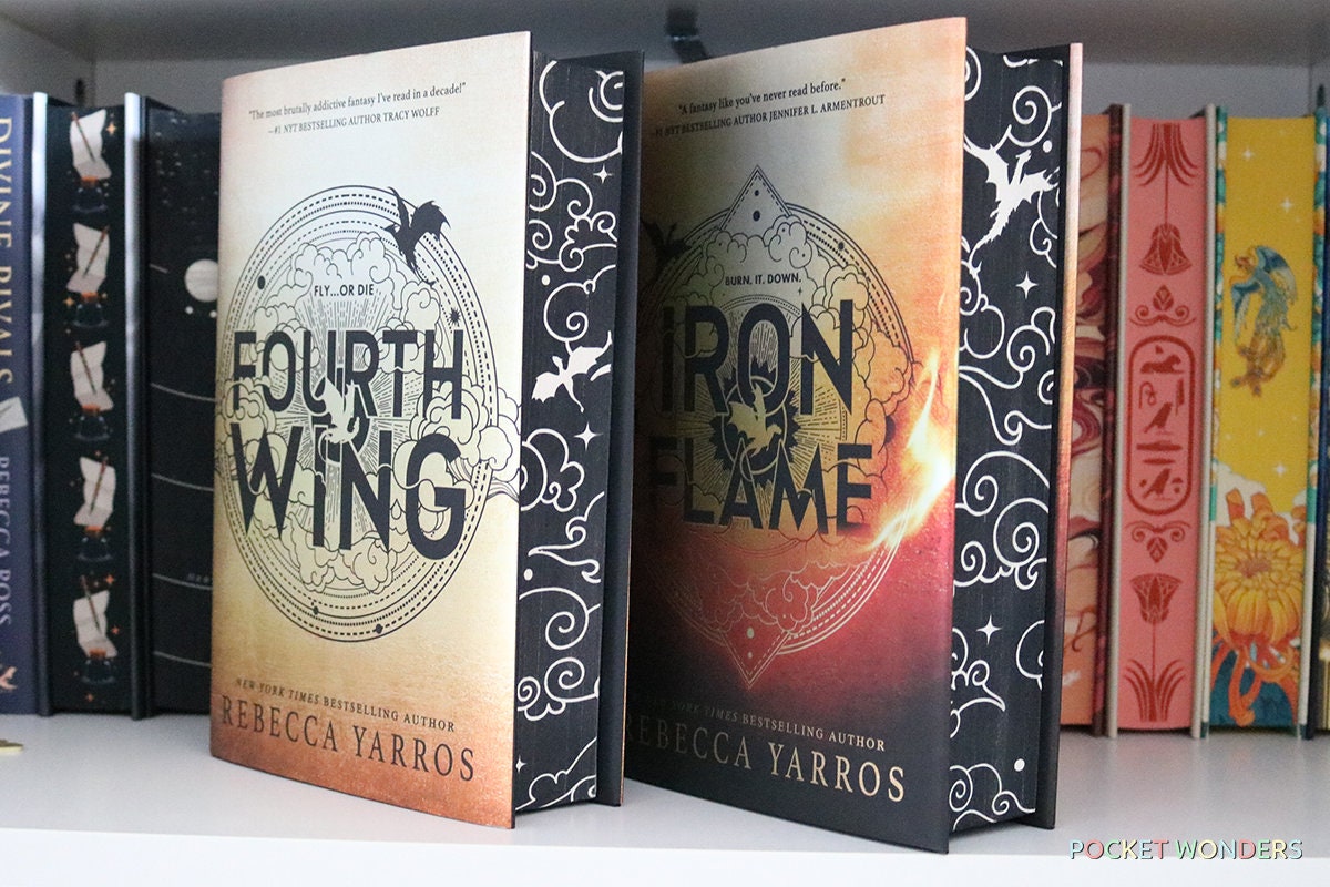 Fourth Wing Digital Book Edge Stencil SVG - Etsy