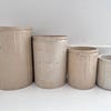 Vintage Blue Ruckel White Hall Pottery Crock: Picket Fence Stoneware ...