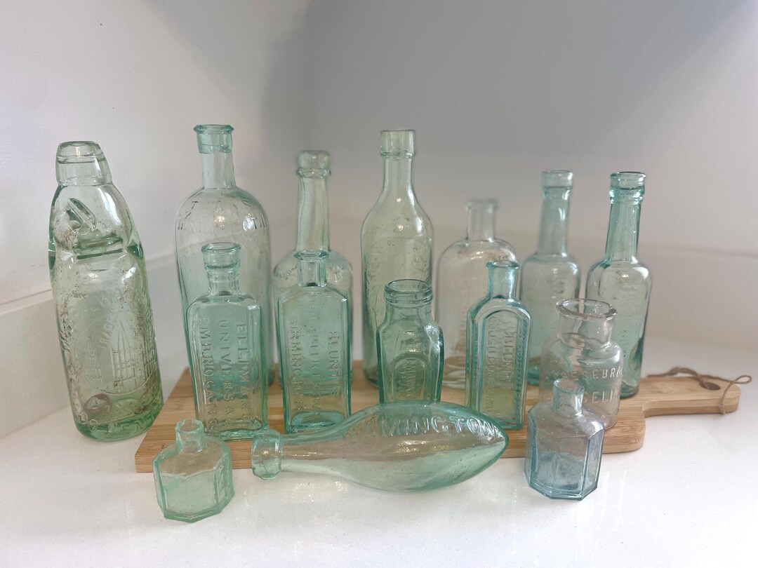 Vintage Antique Apothecary Chemist Medicine Bottles, Victorian ...