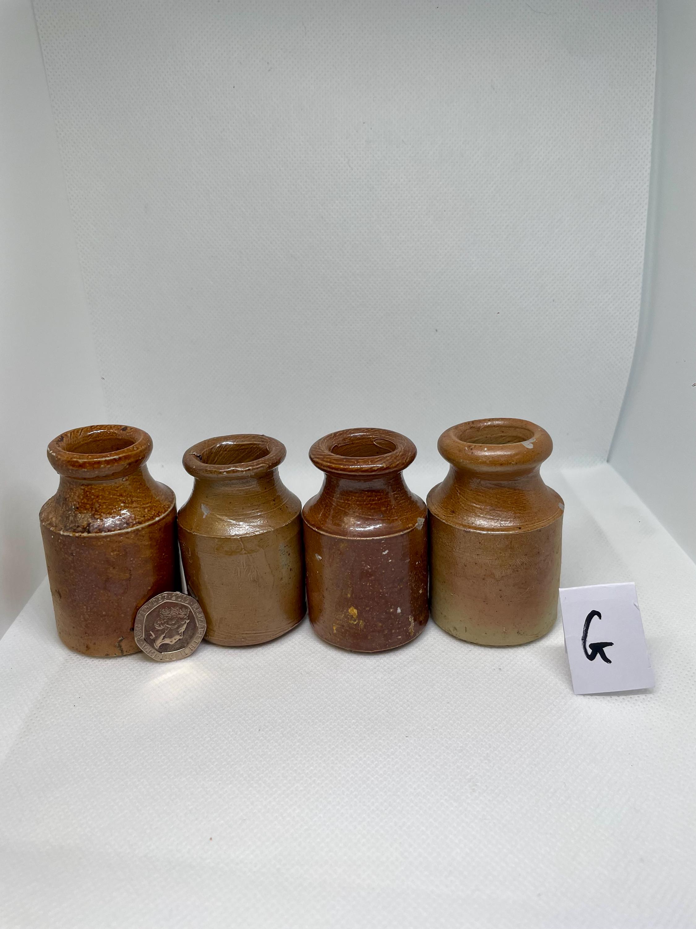 Vintage Antique Pot | Victorian Storage Jars | Glazed Stoneware ...
