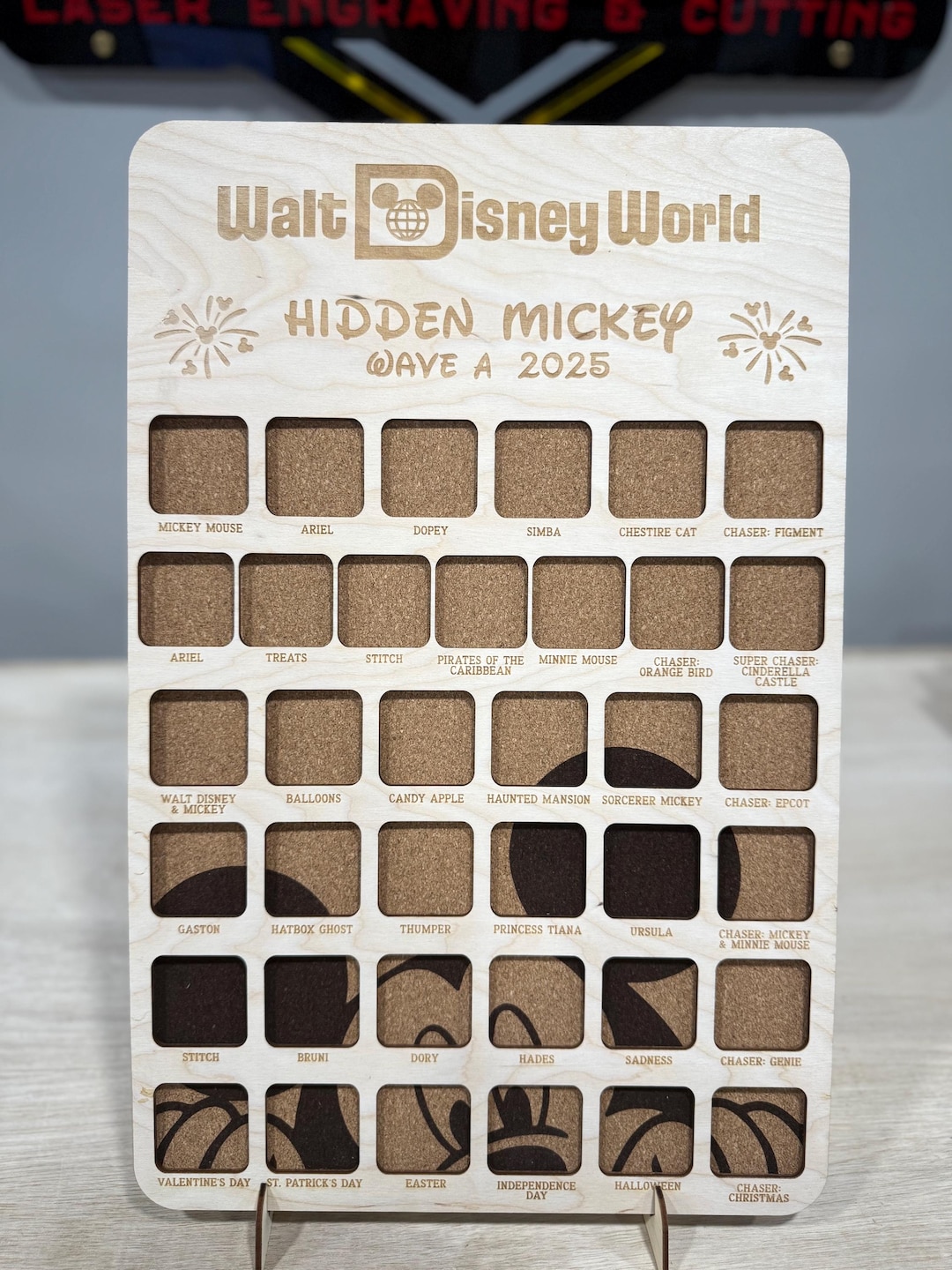 Hidden Mickey WDW Wave A 2025 Pin Board - Etsy