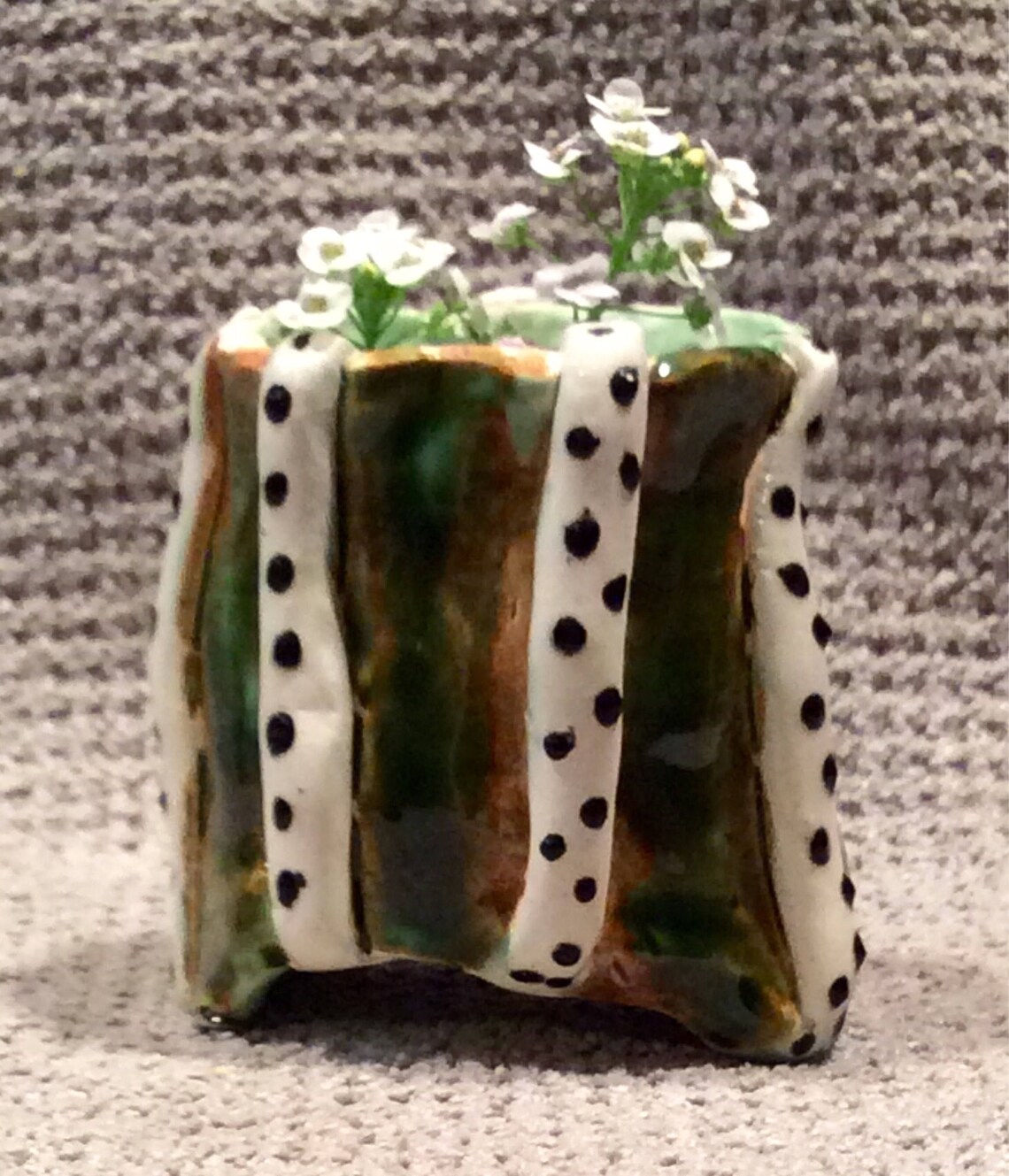 Unique Bud Vase Handmade and Sold by Outsider Artist. - Etsy