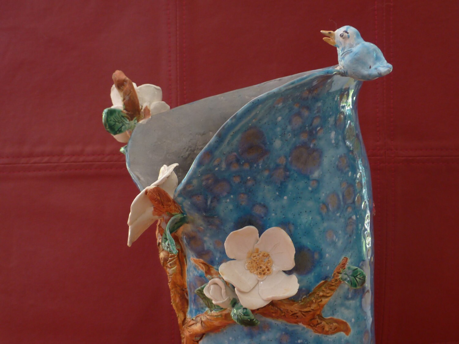 Large One of a Kind Falling Petal Vase, Handmade in USA From a Lump of ...