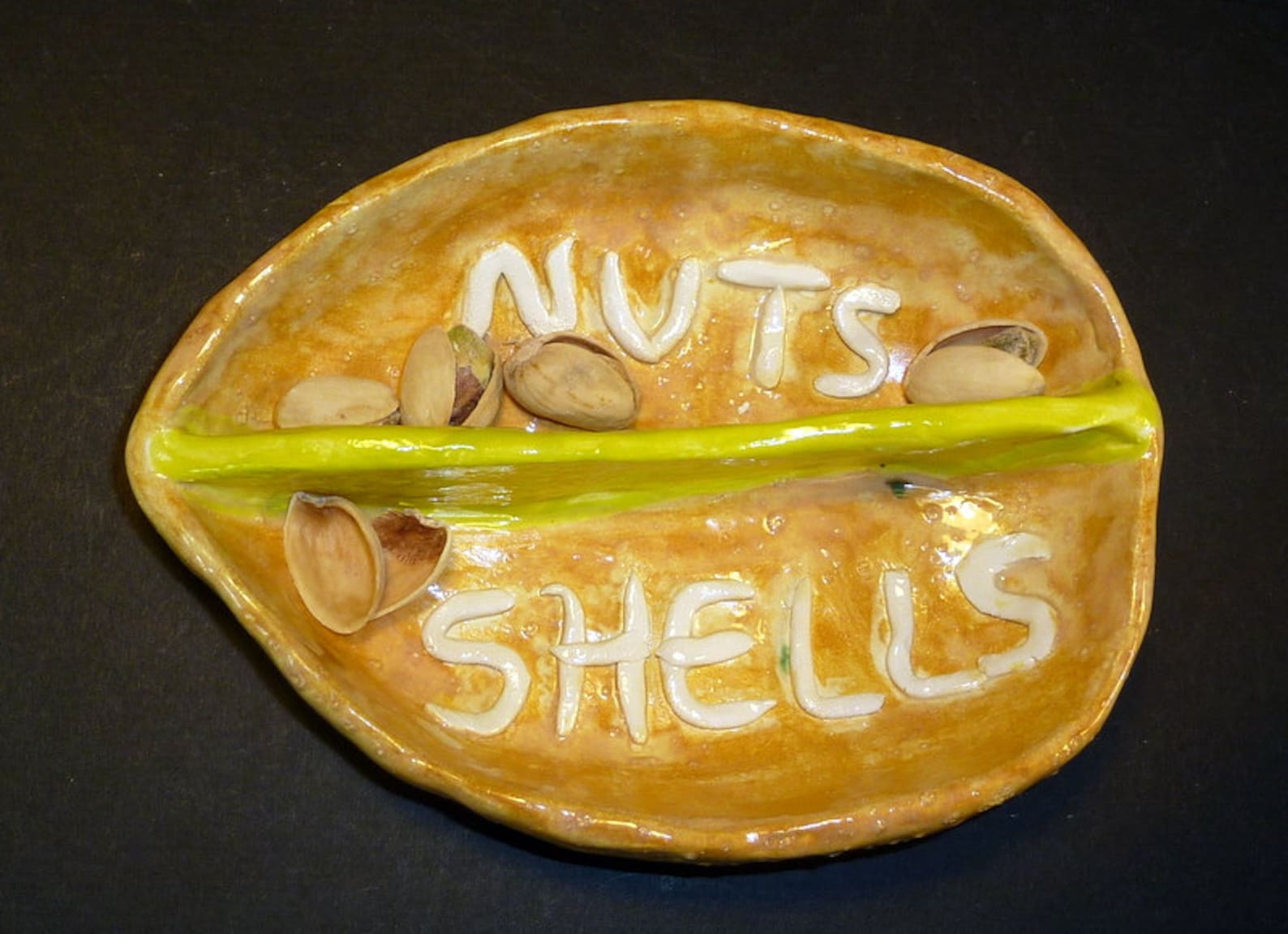 Pistachio Nut Dish Filled With Yummy Nuts Handmade in U.S. One - Etsy